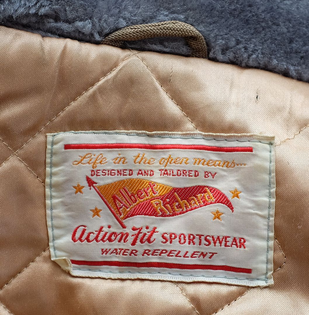 1950s Albert Richard mouton collared jacket | Vintage-Haberdashers Blog