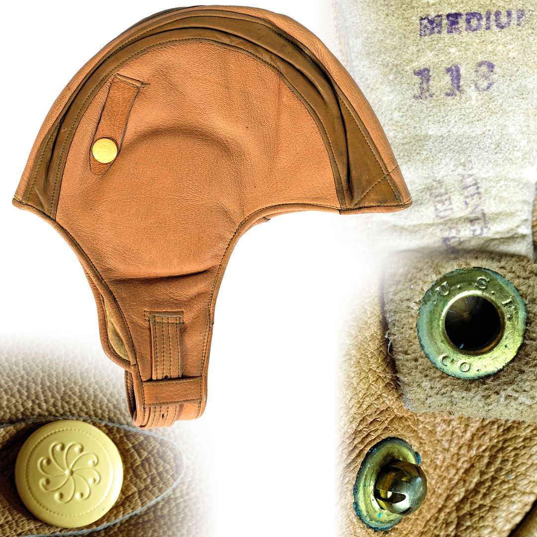 1920s leather flight cap | Vintage-Haberdashers Blog