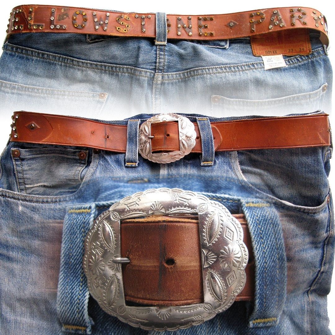 1940s Yellowstone Park souvenir belt | Vintage-Haberdashers Blog