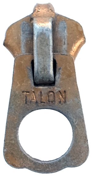 1930s Talon zipper pull | Vintage-Haberdashers Blog