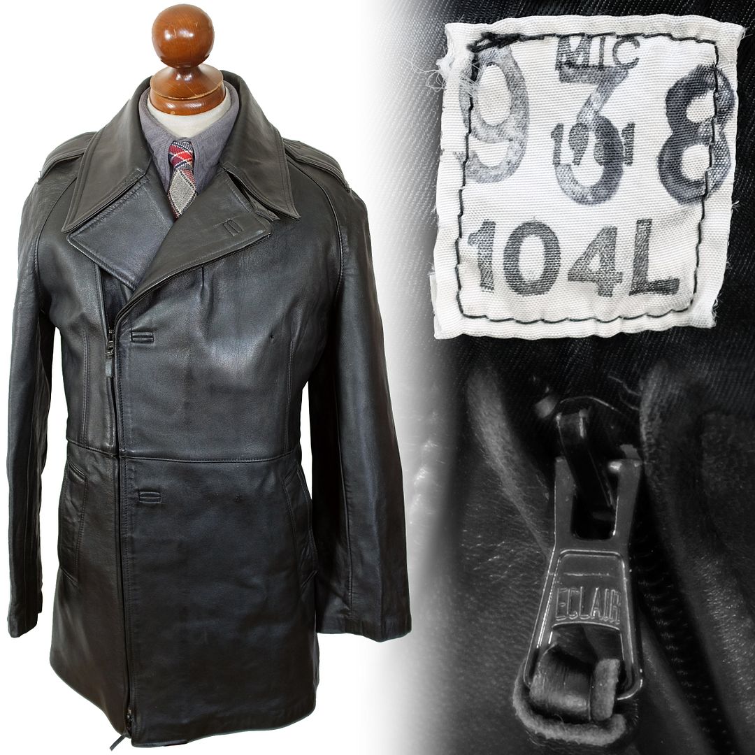 Swedish barnstormer leather coat | Vintage-Haberdashers Blog