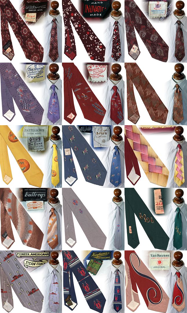 Ties for sale! | Vintage-Haberdashers Blog