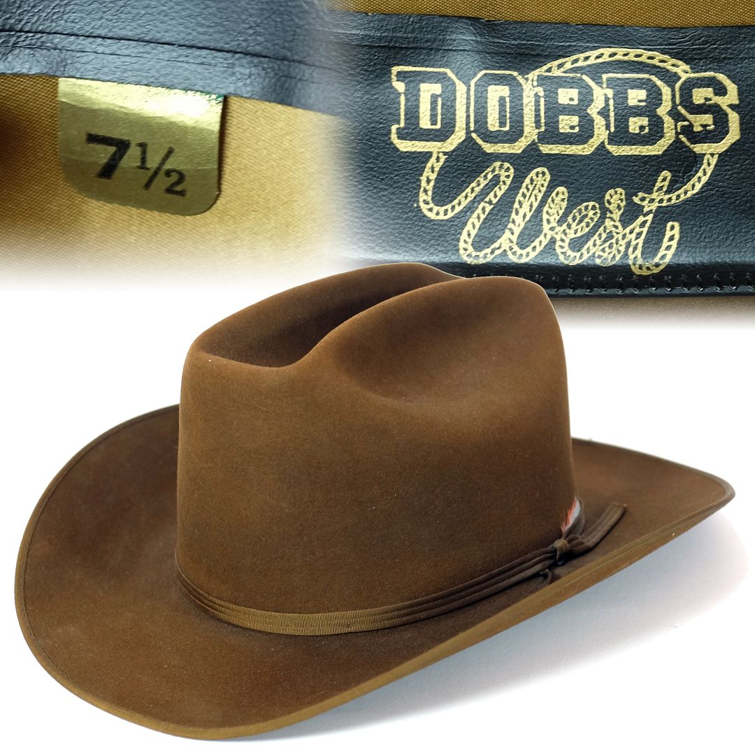 Dobbs West cowboy hat | Vintage-Haberdashers Blog