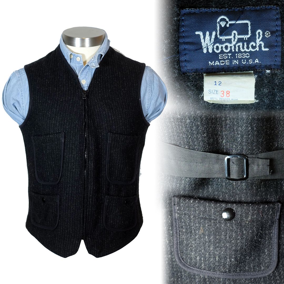 Woolrich Railroad Vest | Vintage-Haberdashers Blog