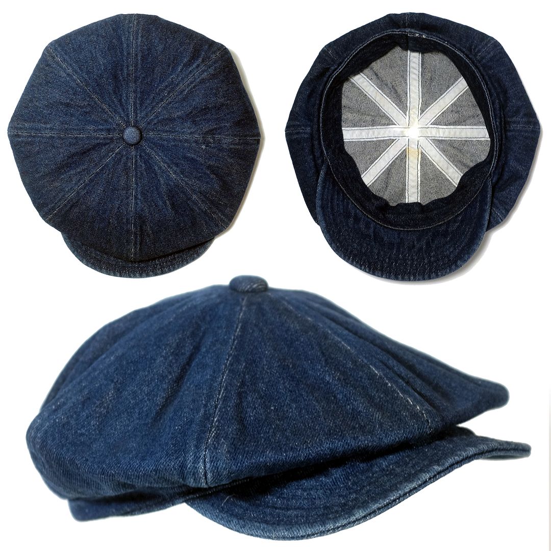 Denim 8 panel cap | Vintage-Haberdashers Blog