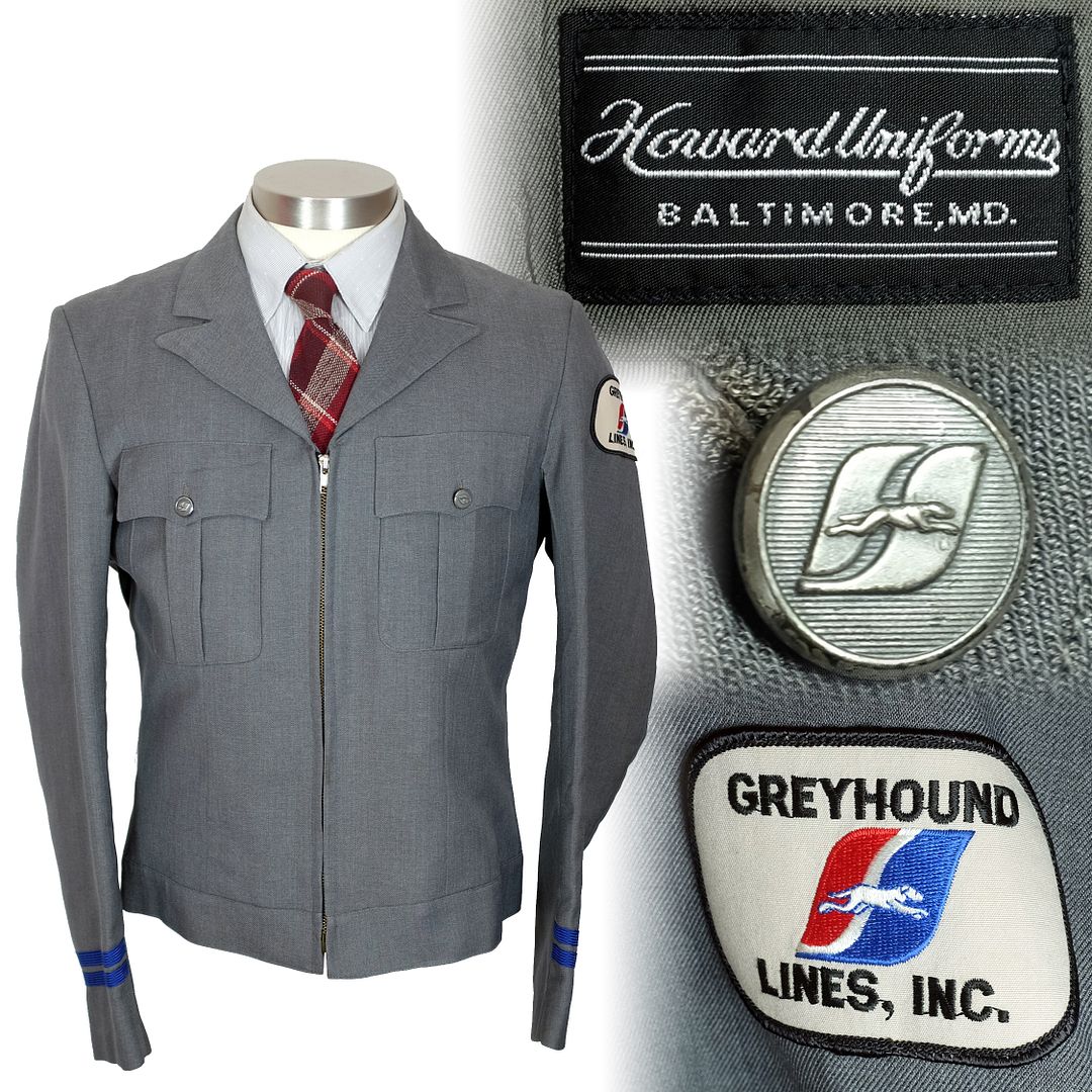 Greyhound bus driver’s jacket | Vintage-Haberdashers Blog