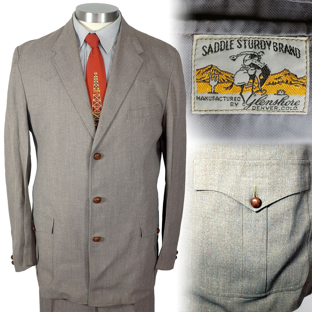 Saddle Sturdy Brand western suit | Vintage-Haberdashers Blog