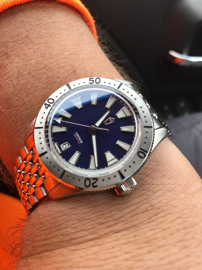 ‘Emperor’, 2017 F71 Project watch. Blue Dial w/Date Version ...