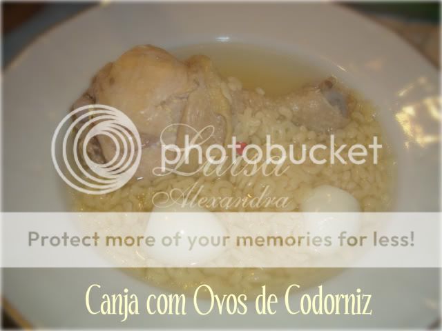 Canja com Ovos de Codorniz - Luísa Alexandra