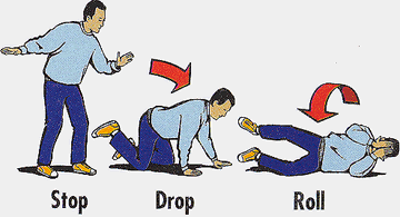 STOP DROP ROLL gif by aschlein | Photobucket