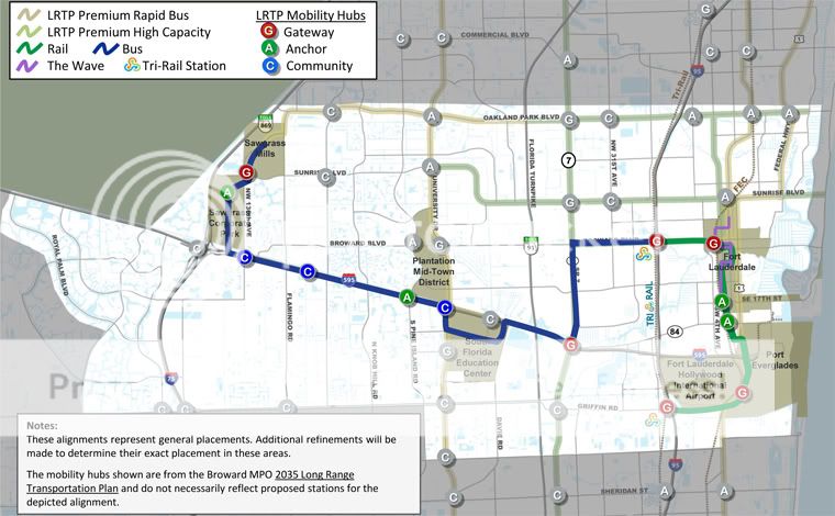 Broward Bus System Map