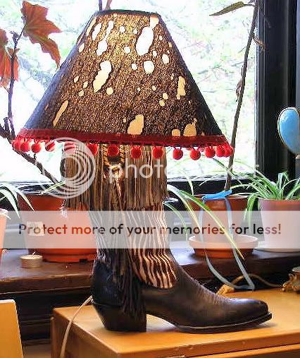 Cowboy Boot Lamp with Pom-Pom Fringe! - CRAFTSTER CRAFT CHALLENGES