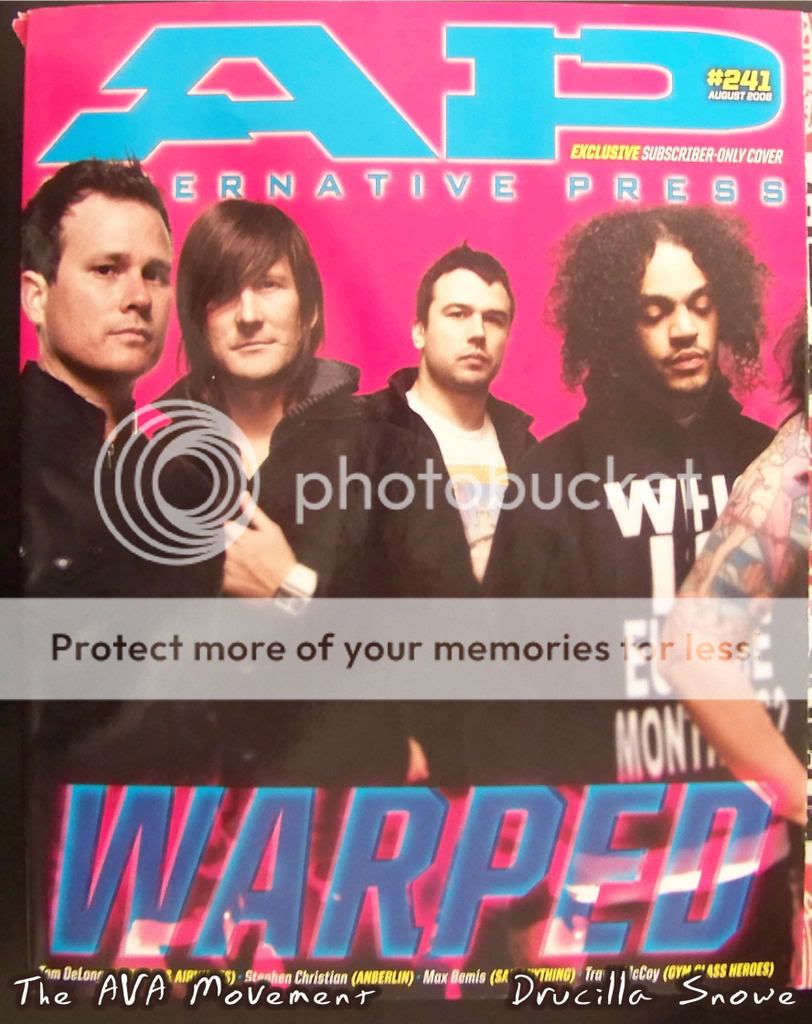 AVA in AP Magazine (August) - Side projects - blink-182online