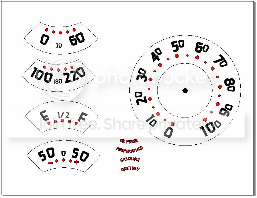 Tech - Gauge Face Customization/Restoration | The H.A.M.B.